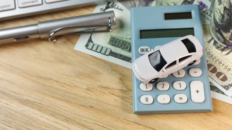 White Toy Car on Work Station Table in Office Stock Photo - Image of ...
