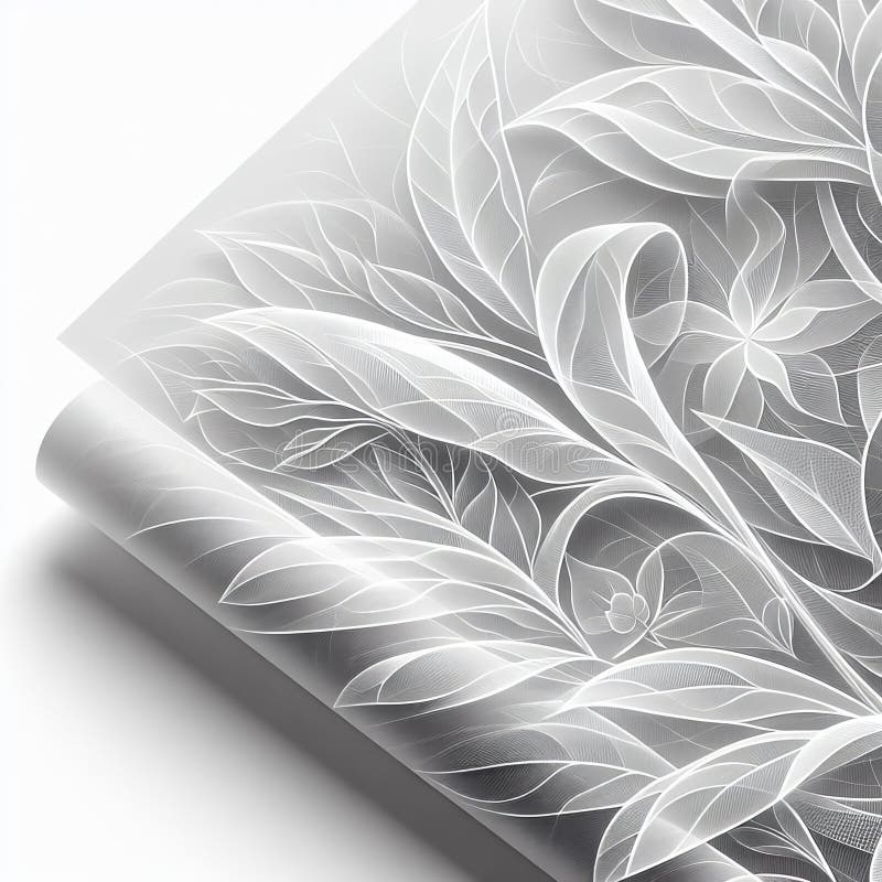 White Tracing Paper Texture with a Translucent and Smooth Surf Stock ...