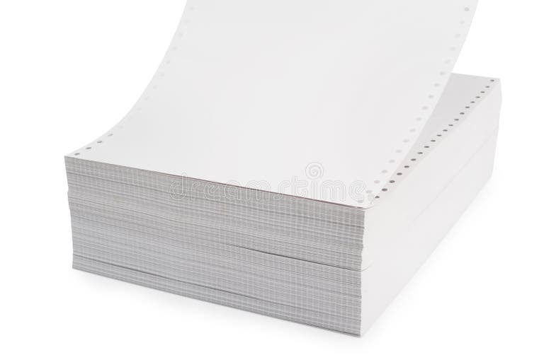 Continuous Printer Paper Stock Photos - Free & Royalty-Free Stock ...