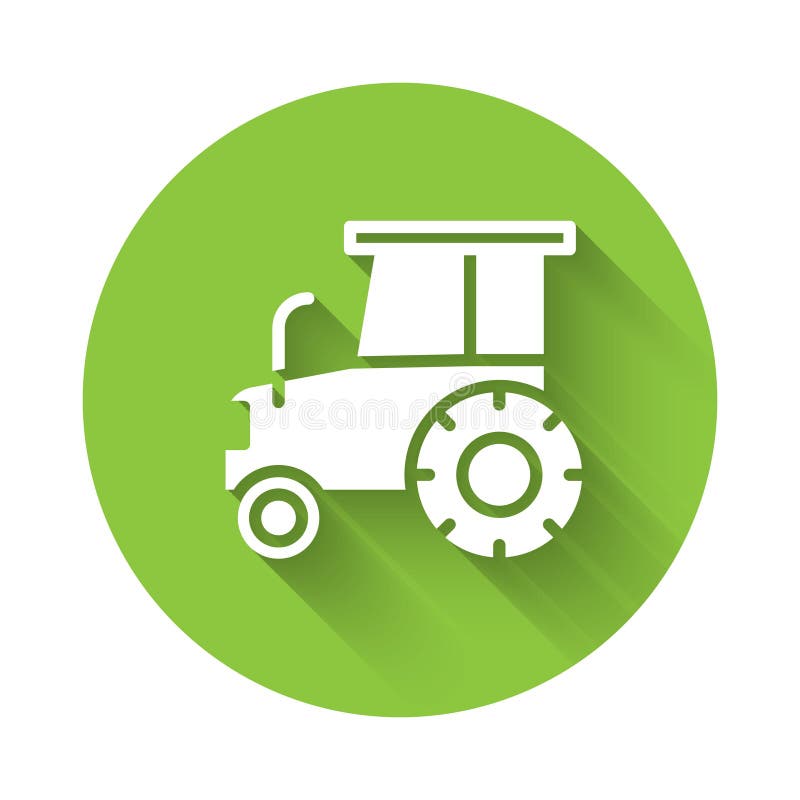 Tractor and circle stock vector. Illustration of round - 231279022