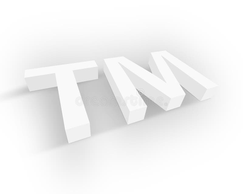 White Trademark symbol stock illustration. Illustration of authority ...