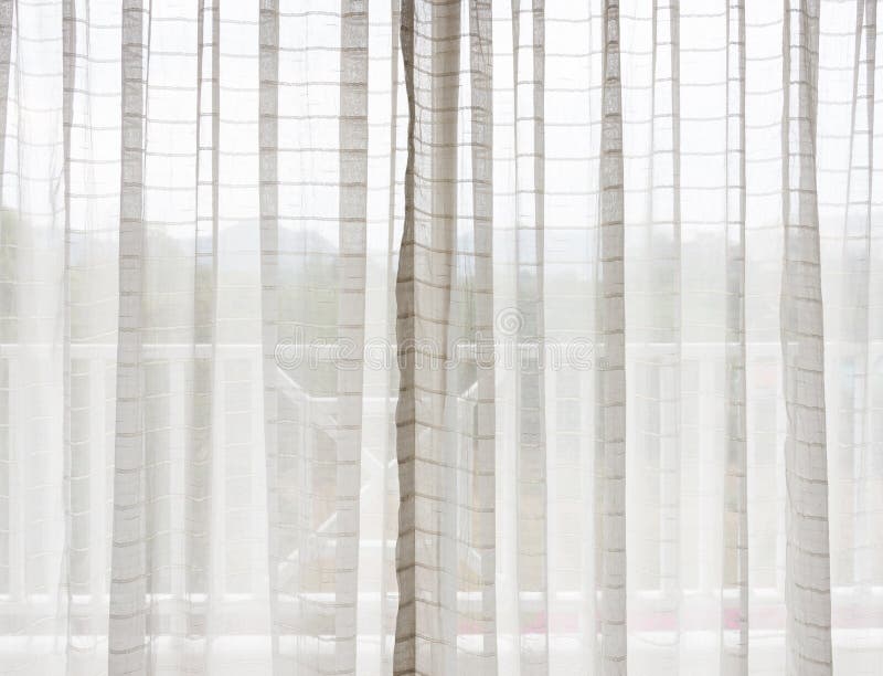 White translucent curtain stock photo. Image of room - 66443702