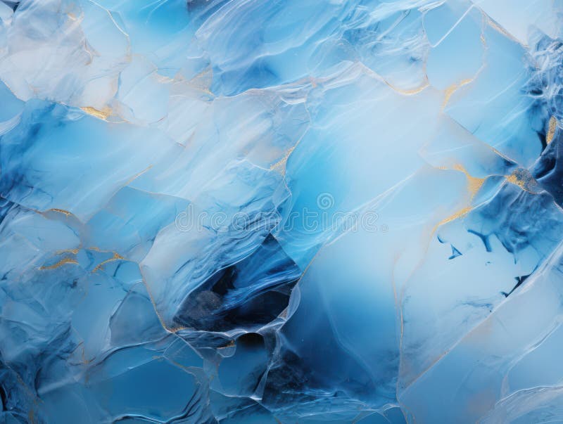 White Translucent Marble with Blue Streaks. White Bluish Transparent ...