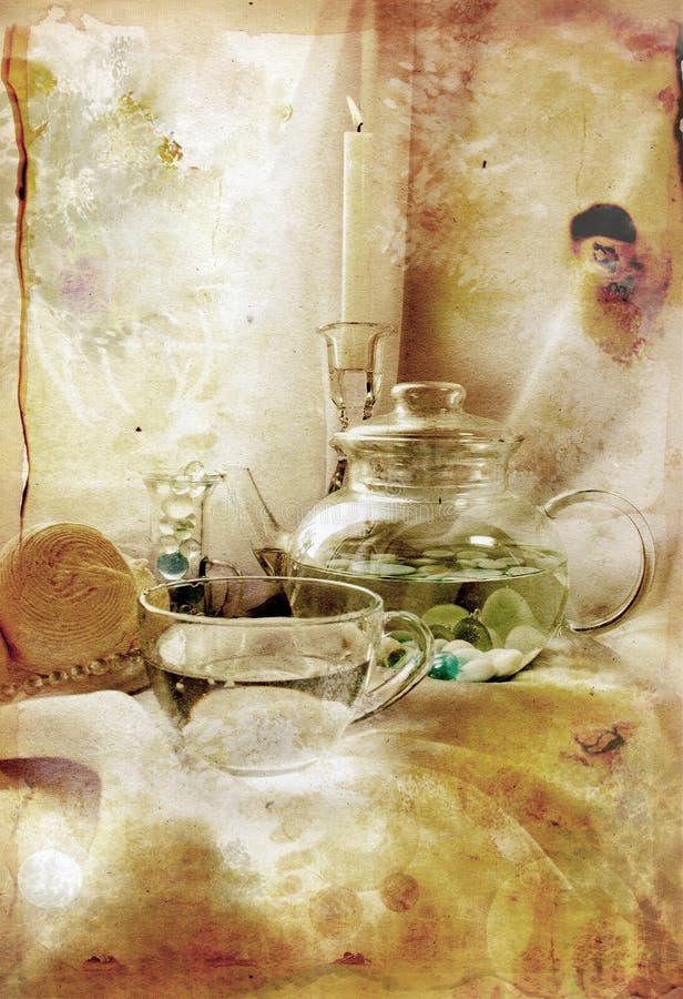 White and Translucent Still Life Stock Image - Image of light, design ...