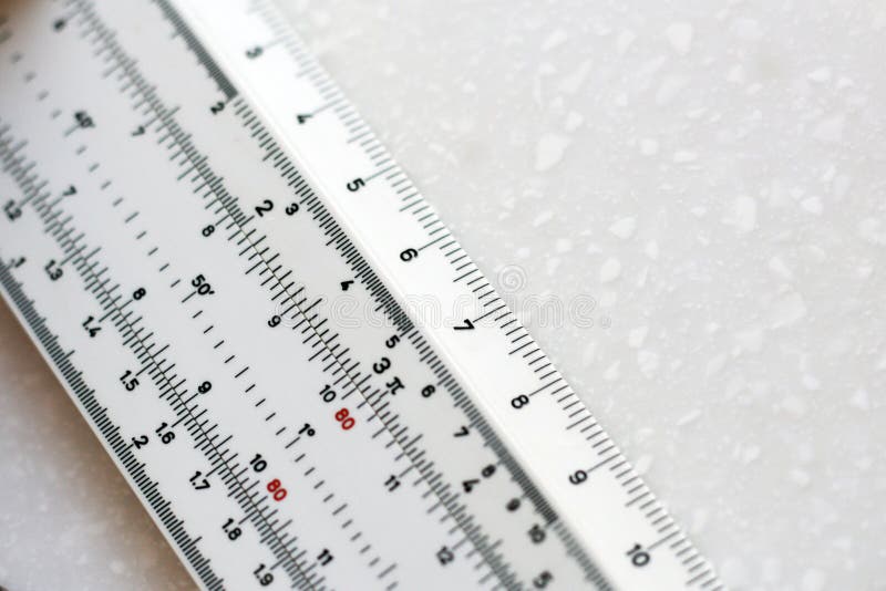 White Transparent Ruler, School Tool for Geometry Stock Image - Image ...