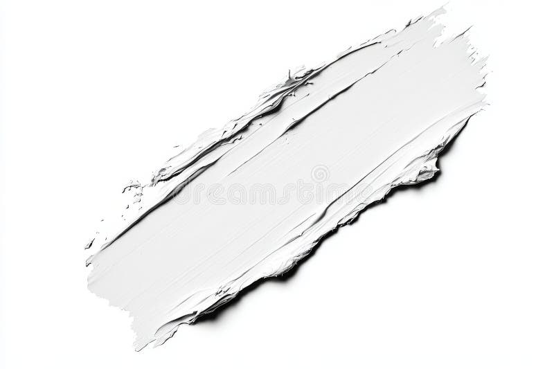 White or Transparent Stock Features an Isolated White Cream Smear Stock ...