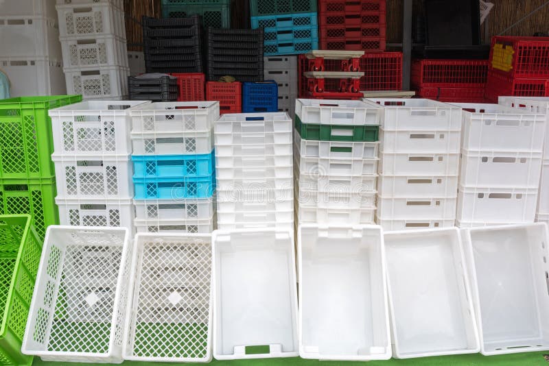 341 Plastic Shipping Crates Stock Photos - Free & Royalty-Free Stock ...