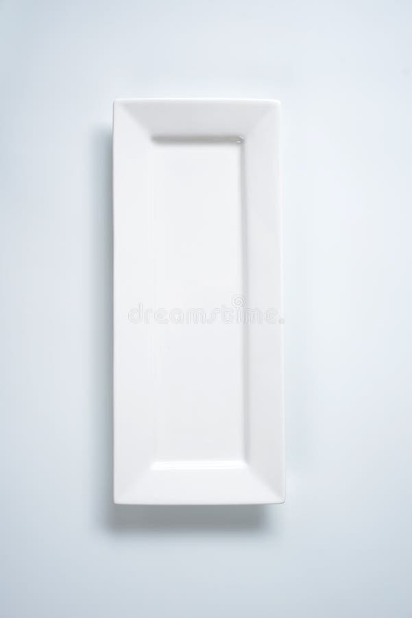 White tray stock photo. Image of plate, isolated, rectangular - 52002424