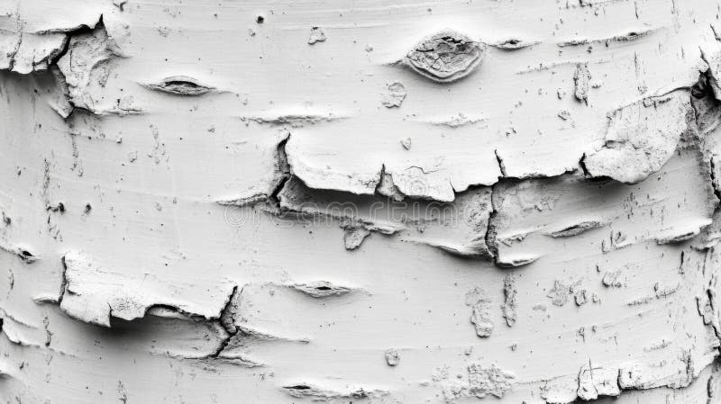 White Tree Bark Texture Close Up Detail Stock Illustration ...
