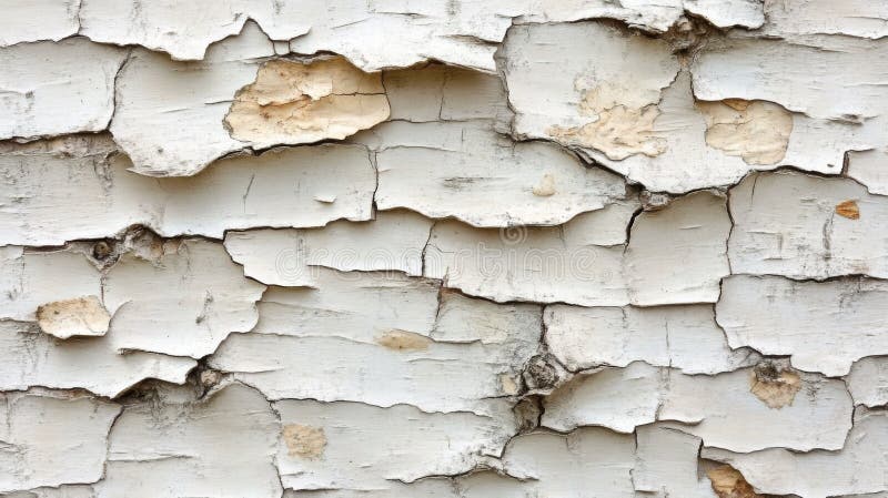 White Tree Bark Texture Close Up Detail Stock Illustration ...
