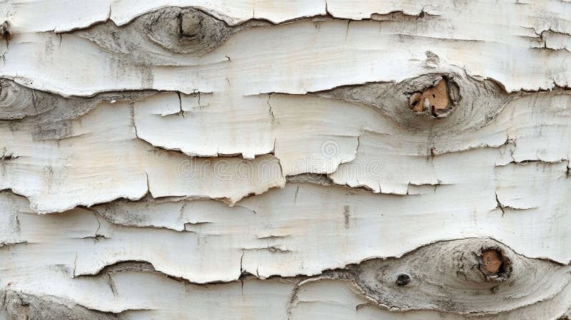 White Tree Bark Texture Showing Natural Patterns Stock Illustration ...