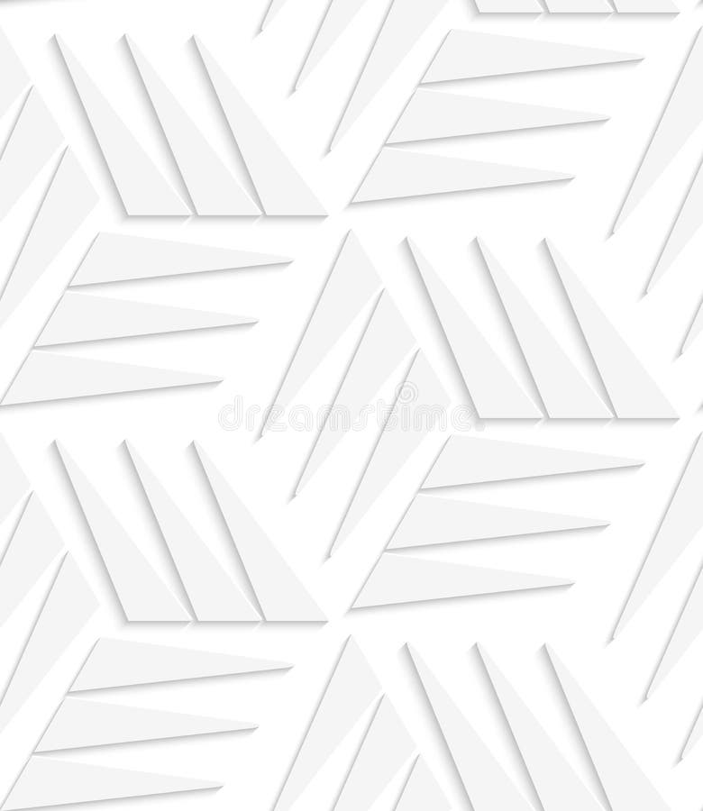 White Triangle Seamless Pattern Stock Vector - Illustration of ...