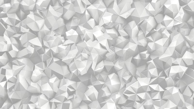 White Triangles with a Geometric Pattern of Polygons on a Modern ...