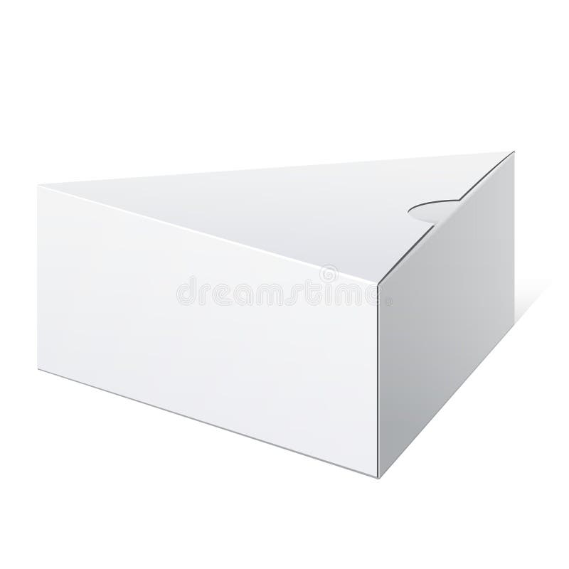 White Triangular Shape Box. Vector Stock Vector - Illustration of ...