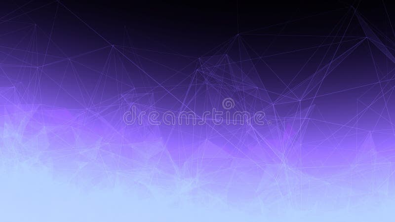 White Polygons on Purple Gradient Background Stock Illustration ...
