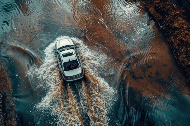 Muddy River Crossing stock image. Image of wilderness - 384085343