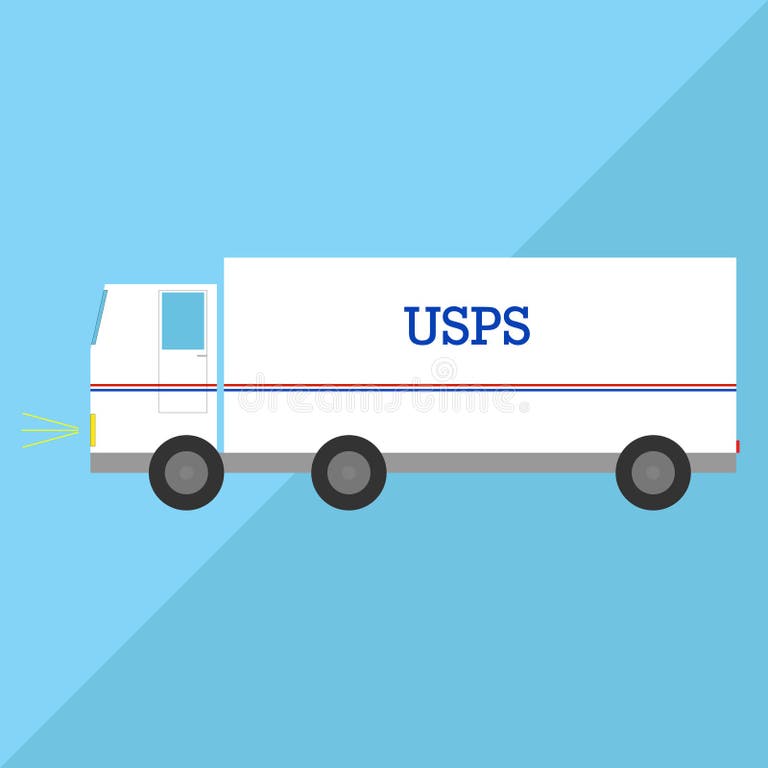 Usps Truck Stock Illustrations – 32 Usps Truck Stock Illustrations ...