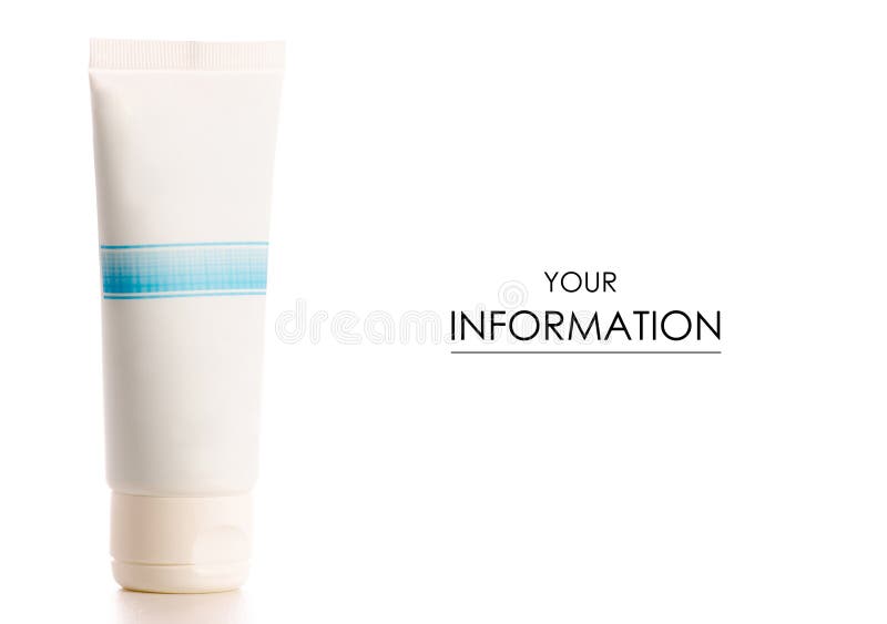 White Tube of Cream Pattern Stock Image - Image of beauty, face: 114698955