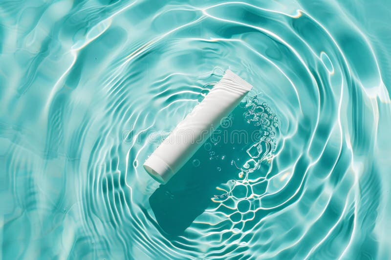 White Tube Floating in Water Stock Photo - Image of swimming, aquatic ...