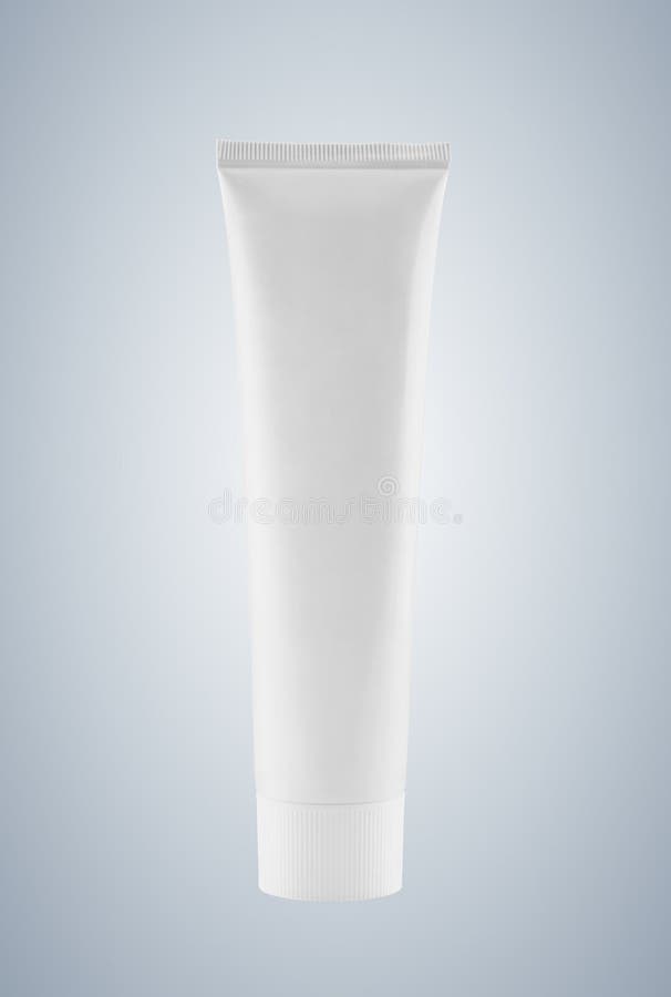 White tube of toothpaste stock image. Image of path - 204528471