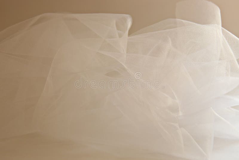White Tulle Fabric Background. Stock Photo - Image of retro, closeup ...