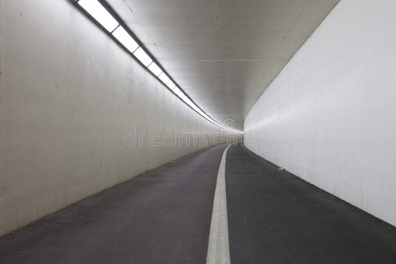 White tunnel path stock image. Image of floor, futuristic - 29734527