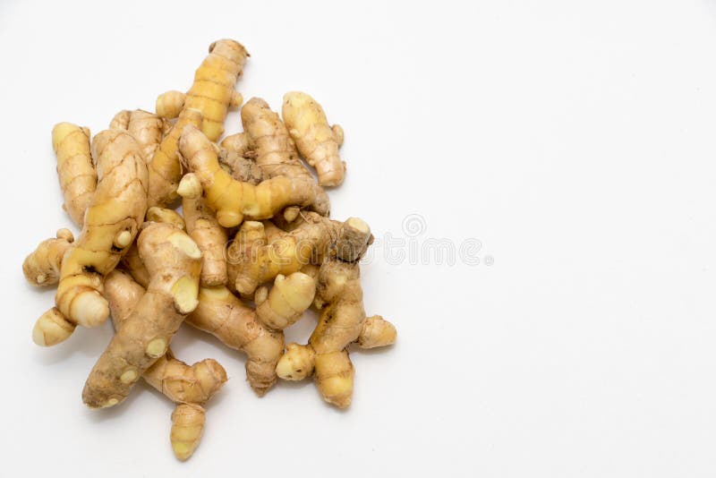 White Turmeric Isolated on White Stock Image - Image of spice, health ...