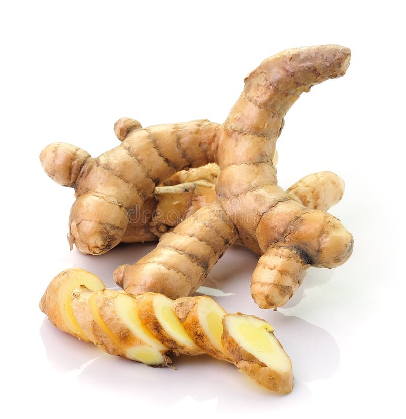 Turmeric Isolated on White Background Stock Photo - Image of background ...