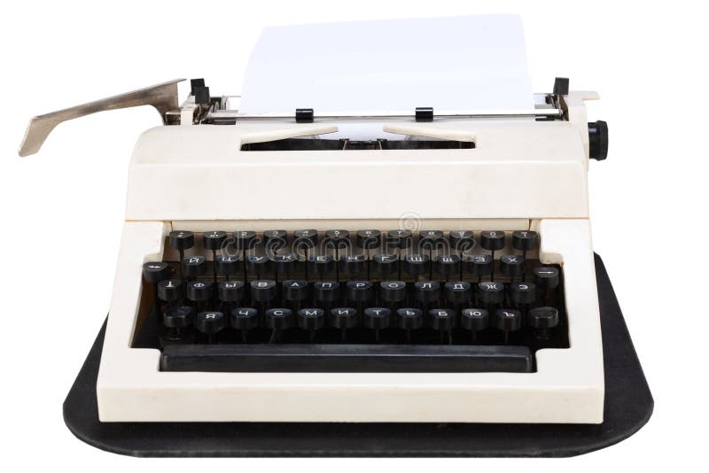 Retro Typewriter Cyrillic Keyboard Layout Stock Photos - Free & Royalty ...