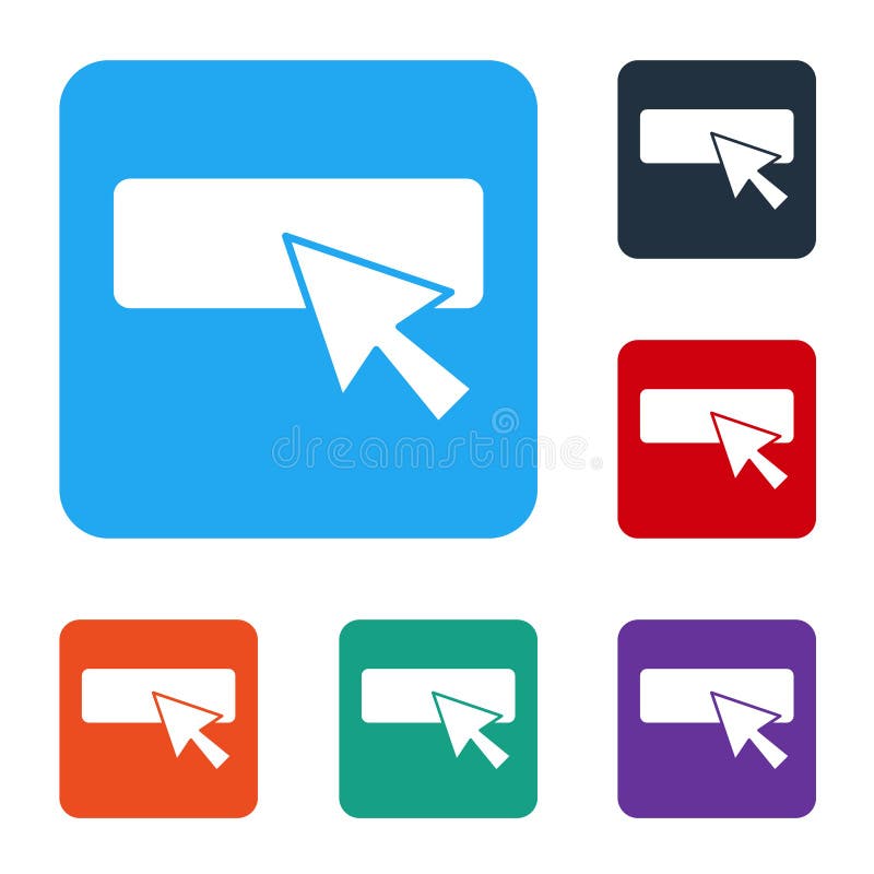 White UI or UX Design Icon Isolated on White Background. Set Icons in ...