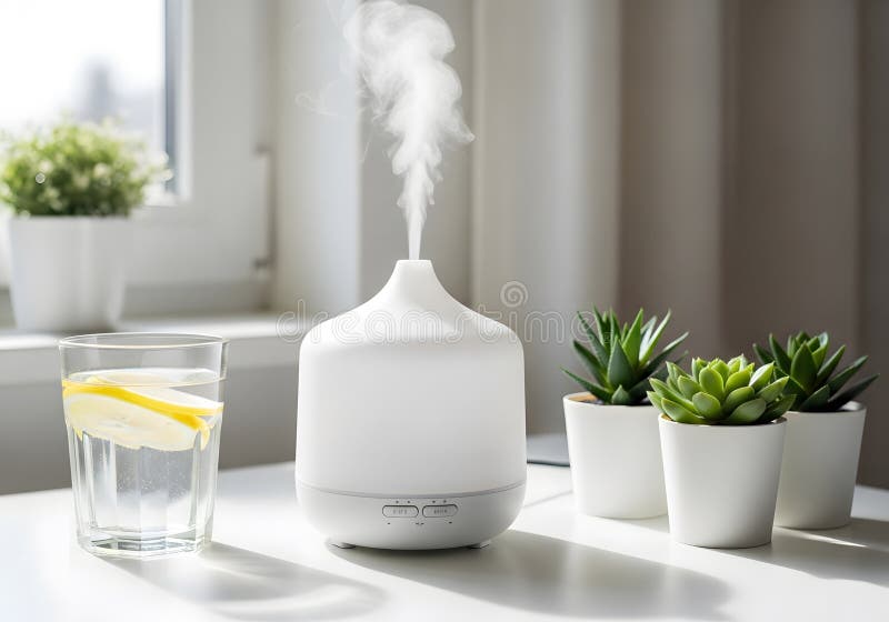 Ultrasonic Mist Diffuser Stock Illustrations – 208 Ultrasonic Mist ...