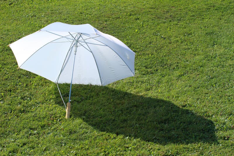 White umbrella stock photo. Image of white, colors, shadow - 20605554