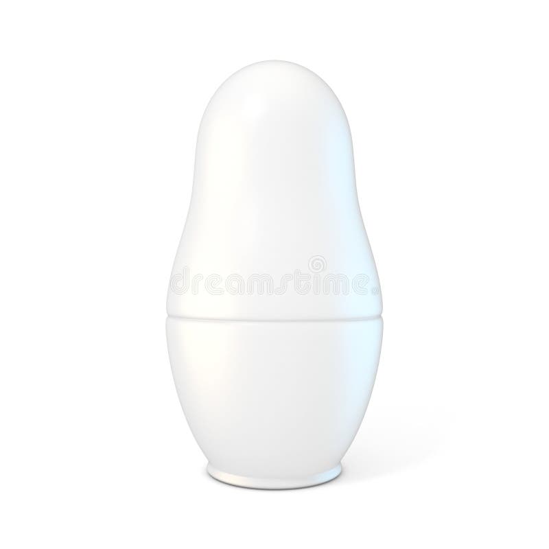 Blank White Nesting Doll Mockup, Russian Matryoshka, 3d Rendering ...