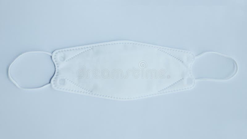 White New Unused Masker Isolated on White Stock Image - Image of copy ...