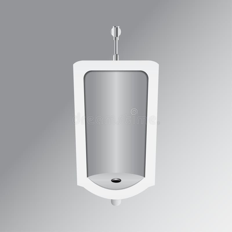 White Urinal Vector Illustration Stock Vector - Illustration of ...