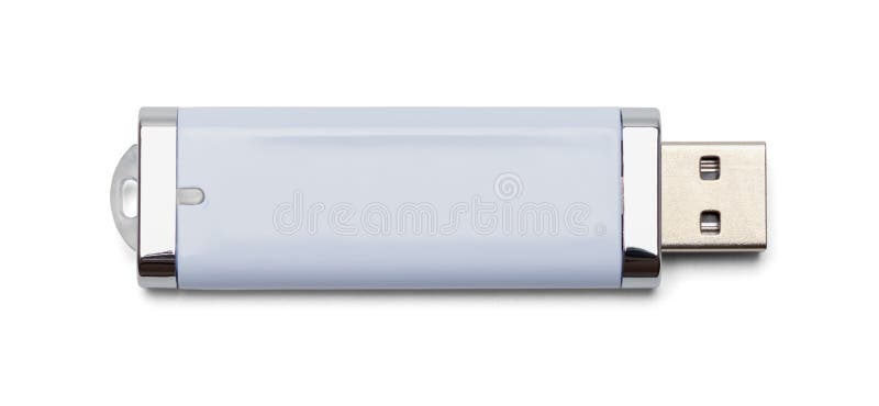 White USB Drive stock photo. Image of storage, white - 108545110