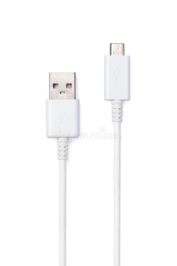 Micro, USB cable stock photo. Image of mobile, phone - 35833562