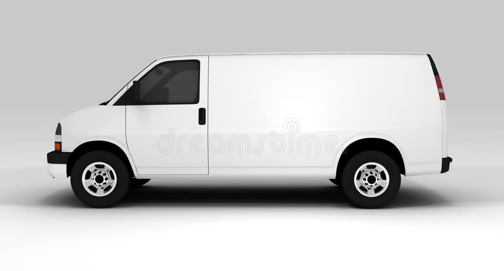 Clean White Delivery Van Stock Illustrations – 1,717 Clean White ...