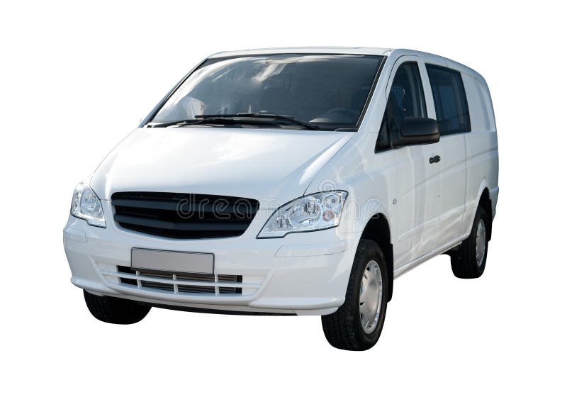 White Van stock photo. Image of diesel, mini, transport - 21534712