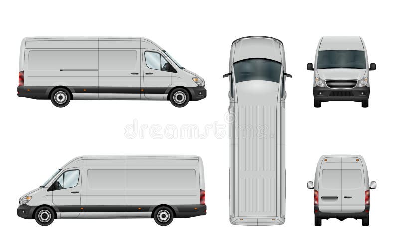 White van template stock vector. Illustration of groups - 87529927
