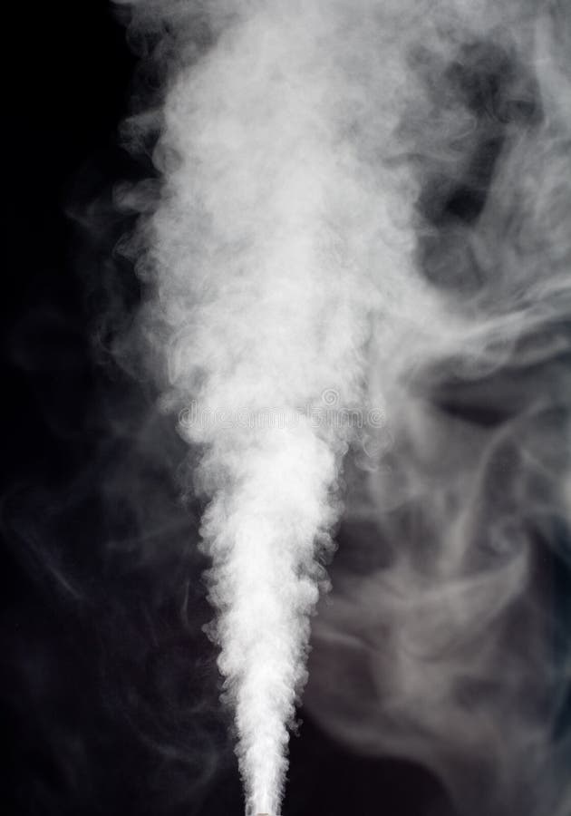 White vapor stock image. Image of condensation, black - 46692185