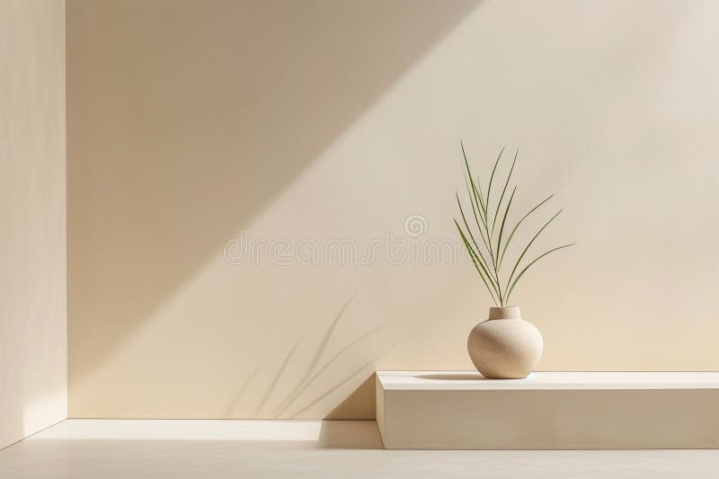 A White Vase on Top of a Shelf, Creating a Minimalist and Modern Boho ...
