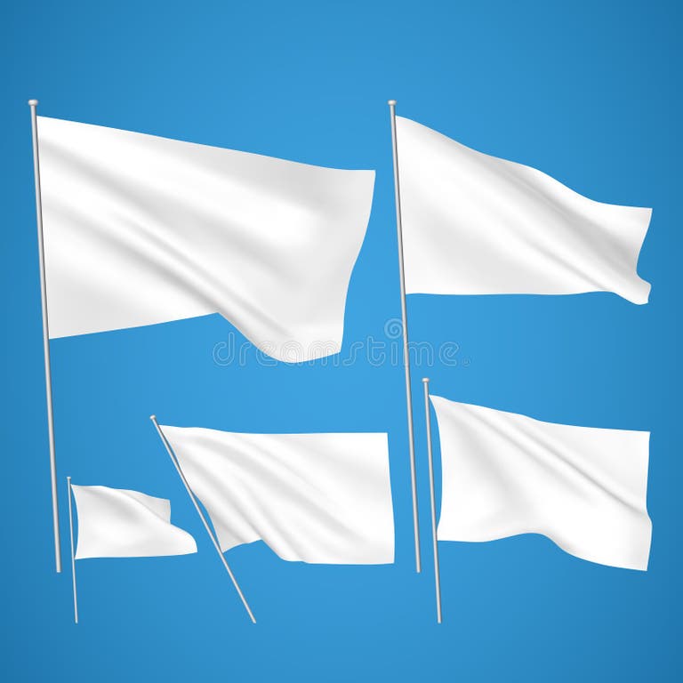 White Vector Flags Stock Illustrations – 78,597 White Vector Flags ...