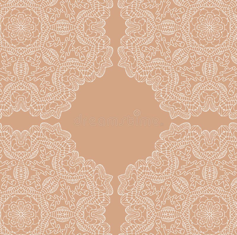 White Vector Lace Background Stock Vector - Illustration of card ...