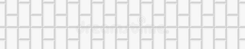 White Vertical Rectangle and Square Tile Texture. Ceramic or Brick Wall ...