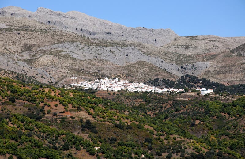 White Village, Parauta, Spain. Stock Photo - Image of countryside ...