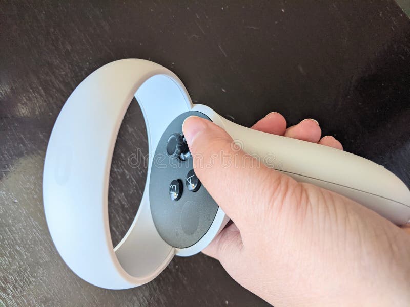 White VR controller stock image. Image of controller - 203823483