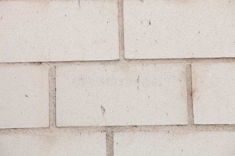 White Wall of Cement Blocks Stock Photo - Image of building, brick ...