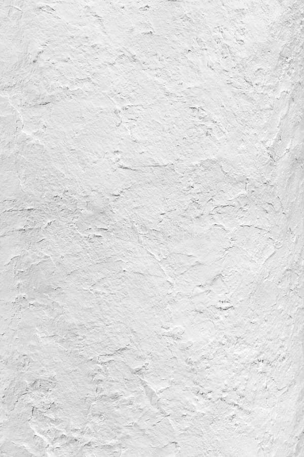 White Wall with Decorative Relief Stucco Layer, Vertical Background ...