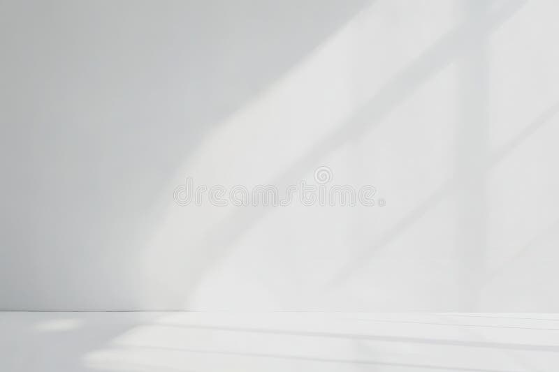 White Wall with Diagonal Light and Shadow Patterns Stock Illustration ...